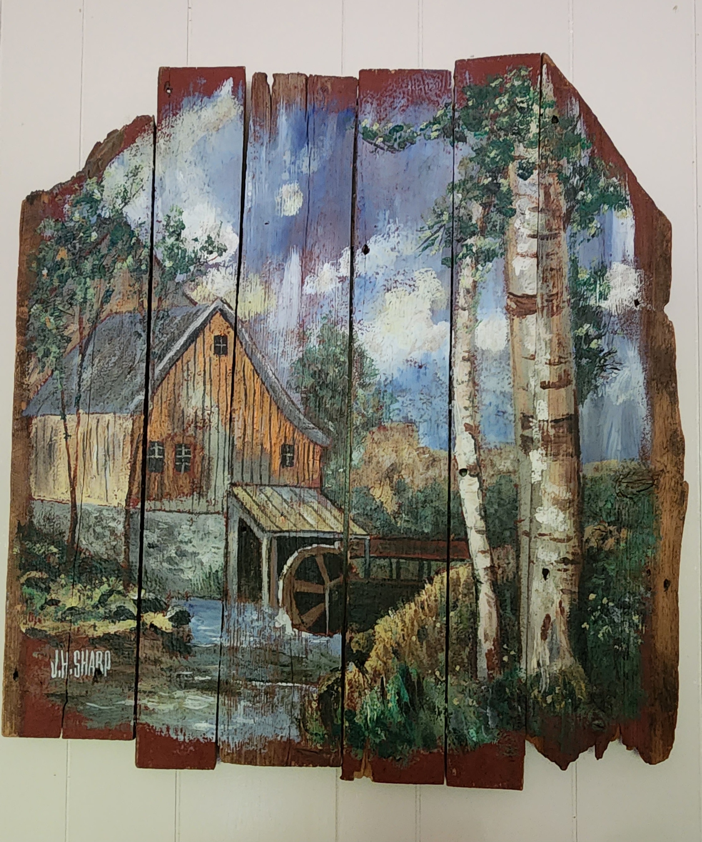 The Barn Paintings of JH Sharp