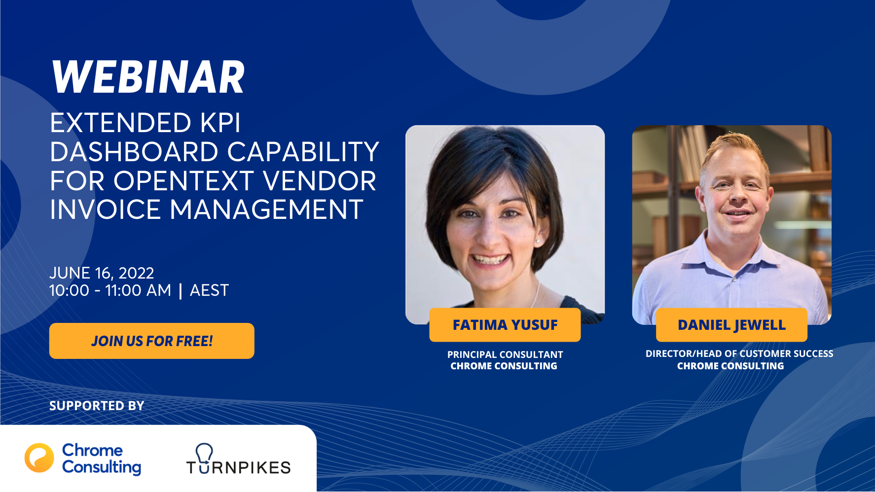 FREE Webinar - Extended KPI Dashboard Capability for OpenText Vendor Invoice Management