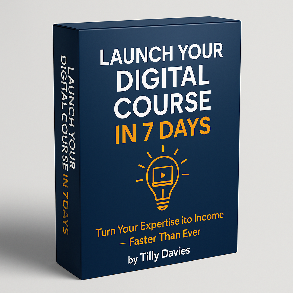 Launch Your Digital Course in 7 Days | Fast AI-Powered Course Creation