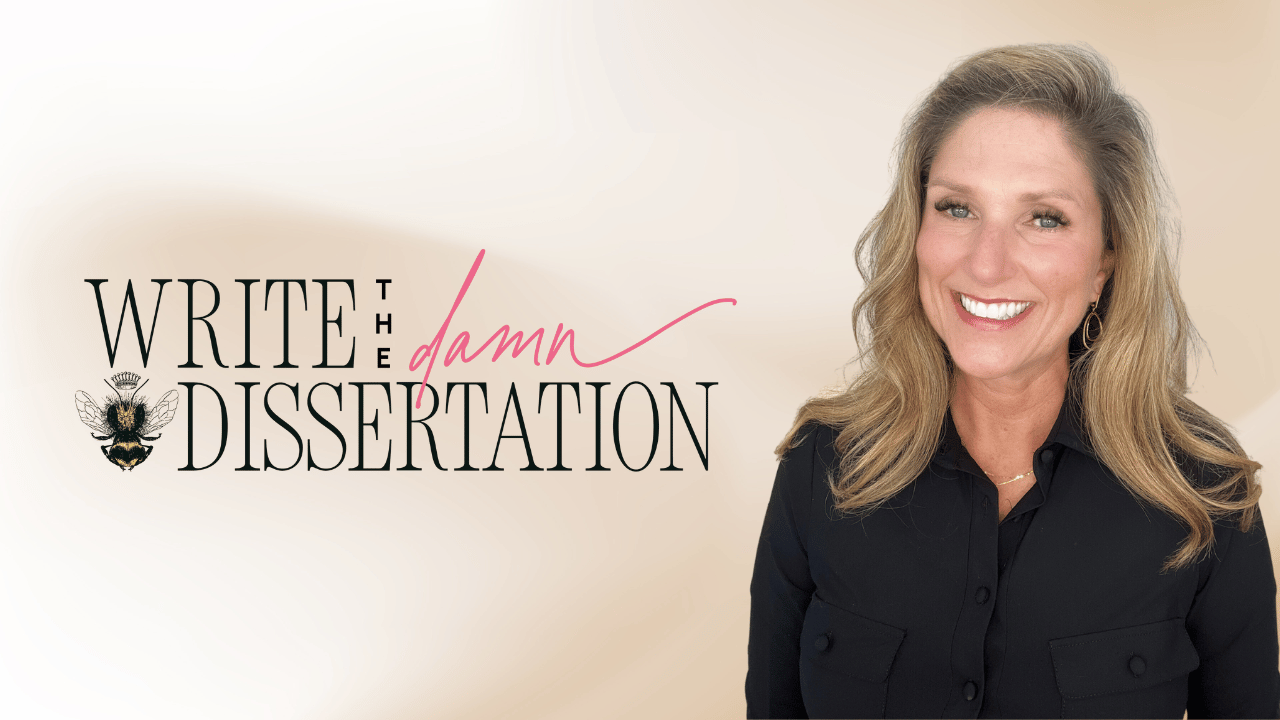 Coaching to help women finish writing their doctoral dissertation.