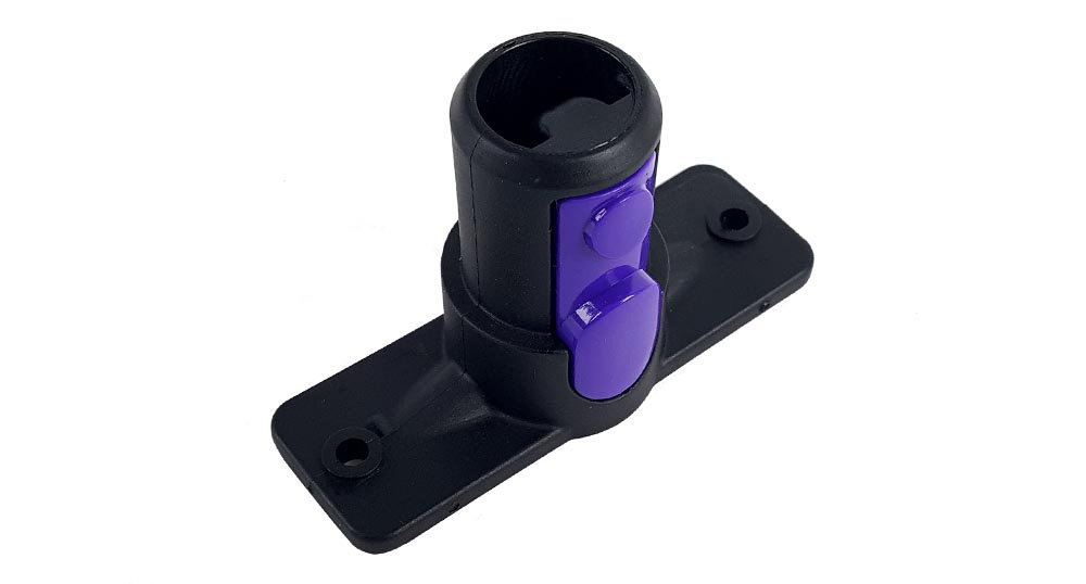 Streamline brush socket