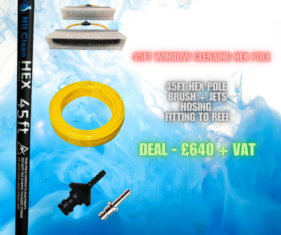 45ft carbon window cleaning poles