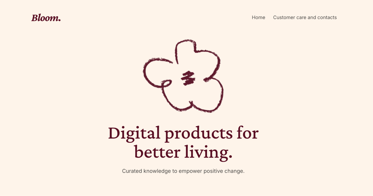 Bloom Publishings - Customer Care & Contact Support