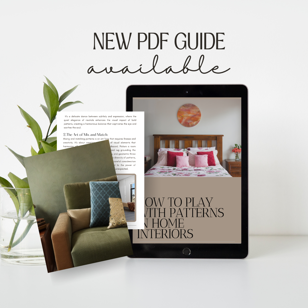 How to play with patterns in your home
