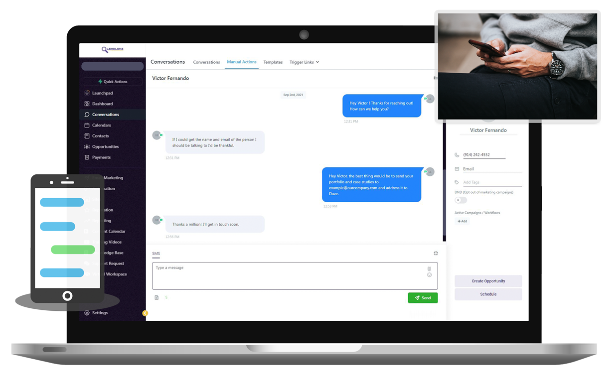 2 Way SMS Messaging LeadLenz 2 Way SMS Messaging LeadLenz