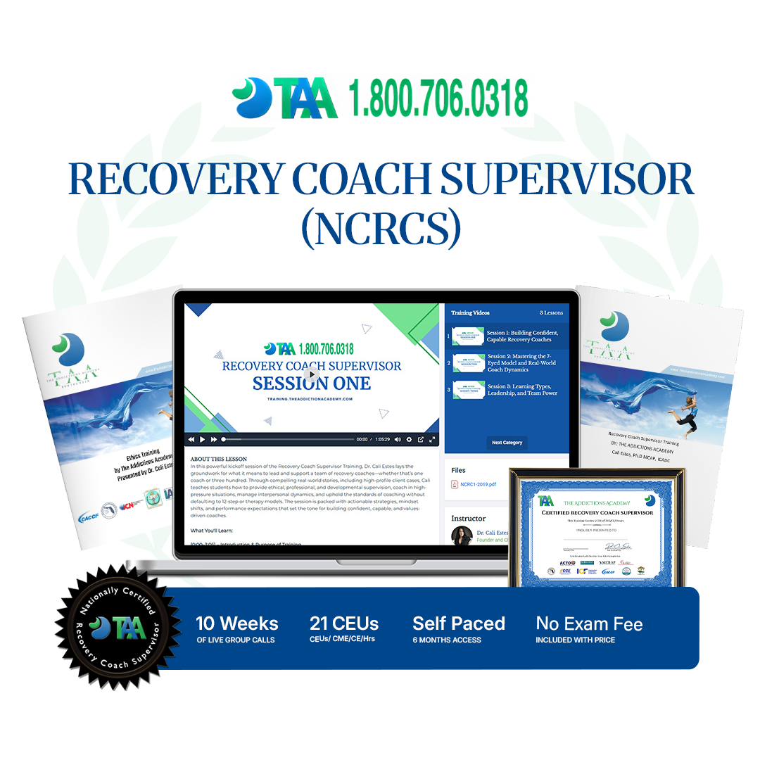 Recovery Coach Supervisor Certification Program