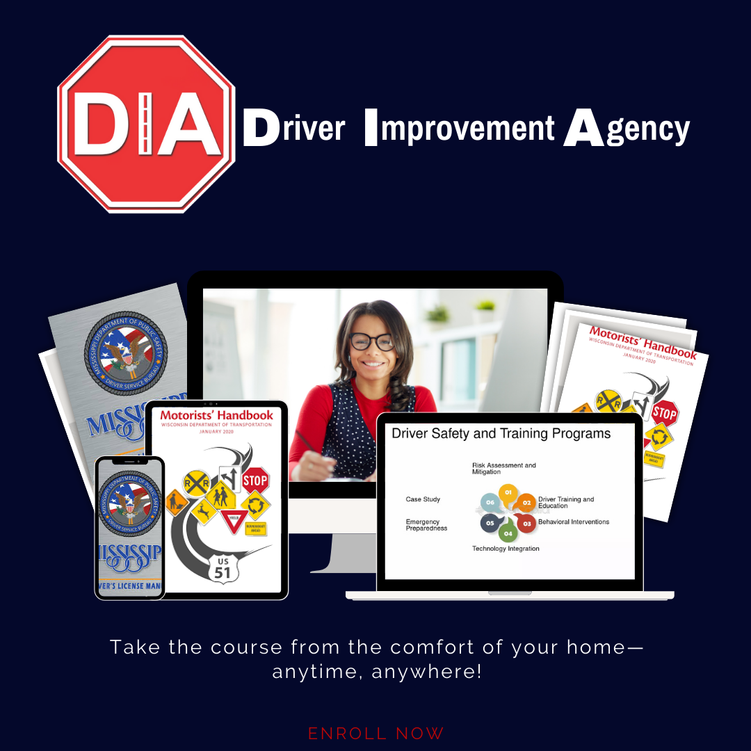 Defensive Driving Course Online | Driver Improvement Agency, Jackson MS