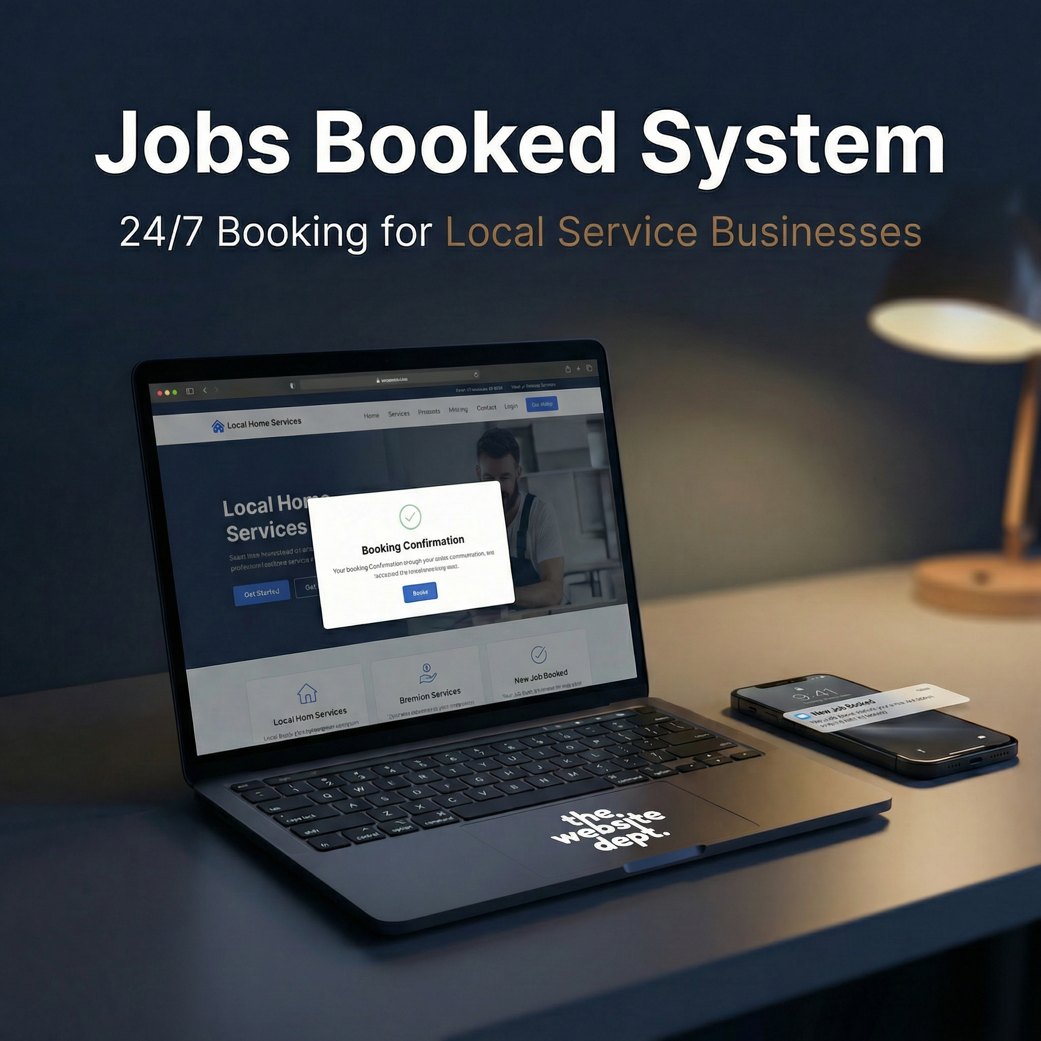 Jobs Booked System, 24/7 Booking for Local Service Businesses