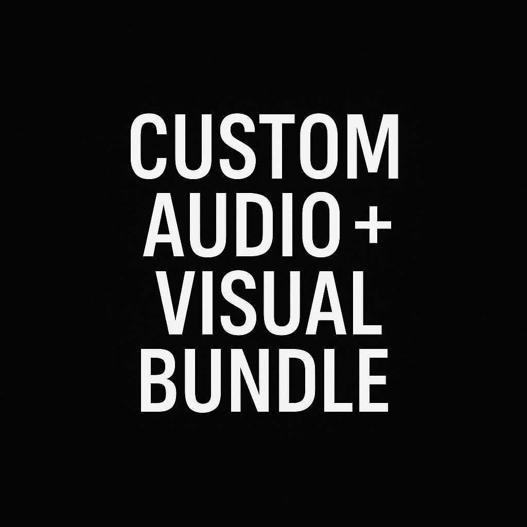 Custom Audio & Visual Bundle for Creators, Coaches & Meditation Tracks