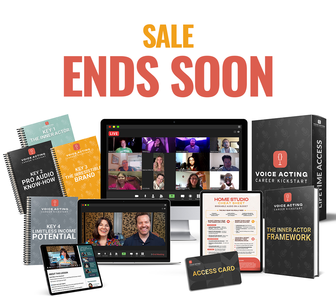 The Voice Acting Career Kickstart | Checkout