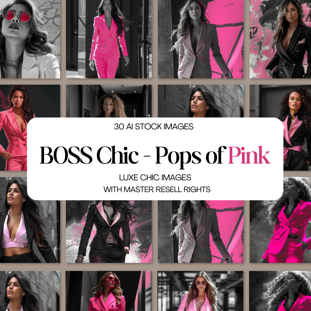Boss Chic Stock Image Collection - Pops of PINK