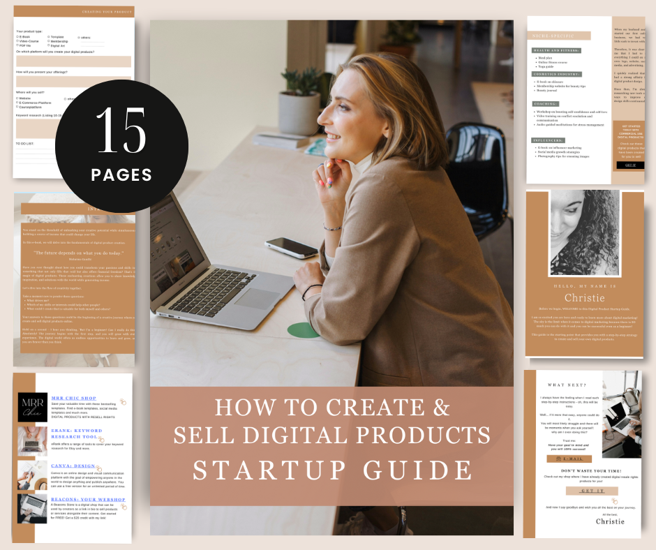 How to Create & Sell Digital Products