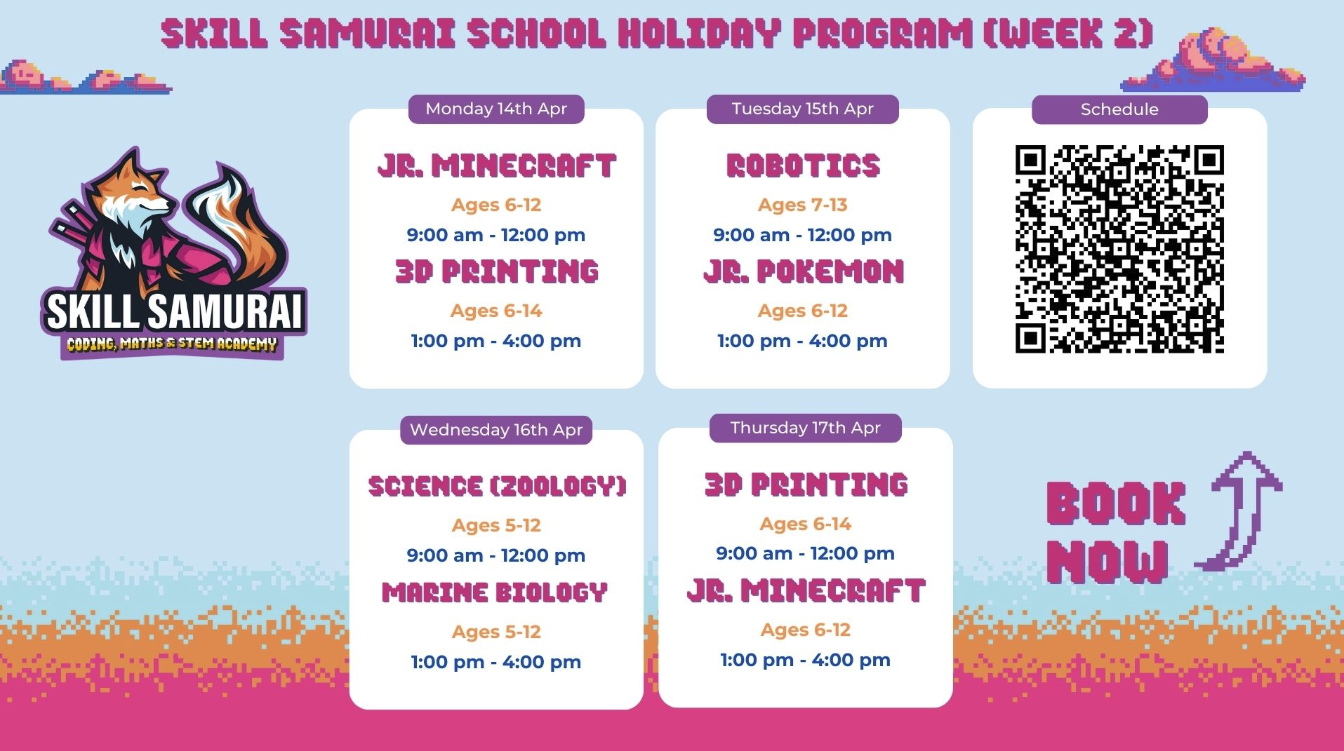 Skill Samurai Mt. Waverley Holiday Camps!