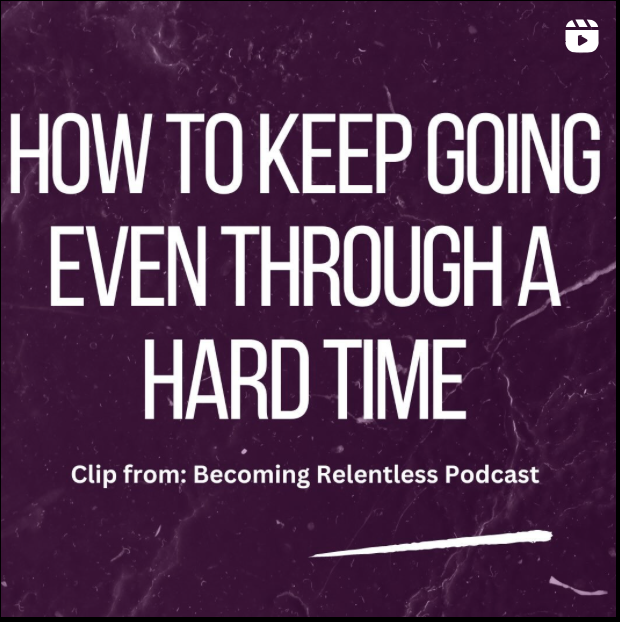 Persisting through Difficult Times