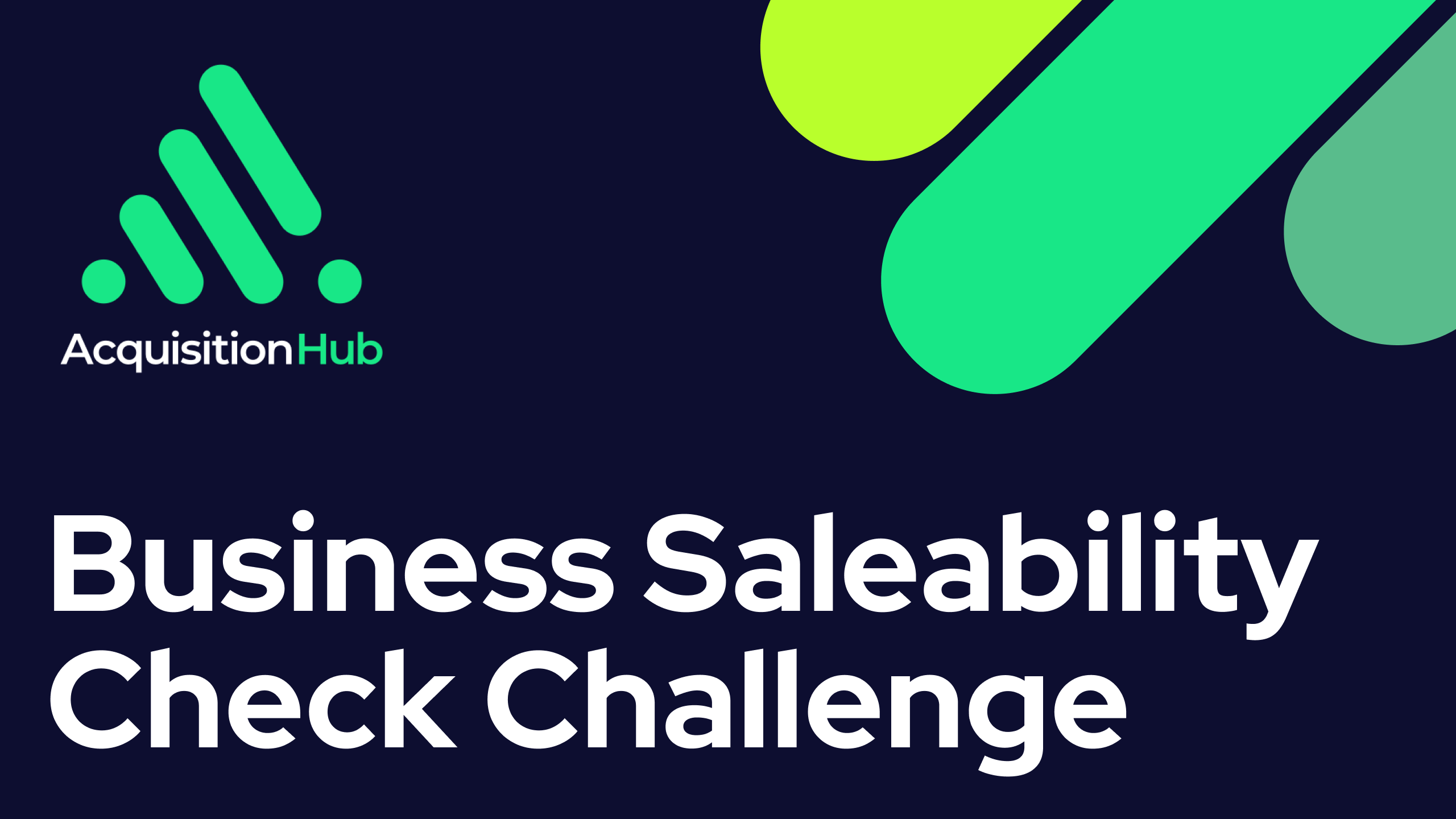 Business Saleability Check Challenge