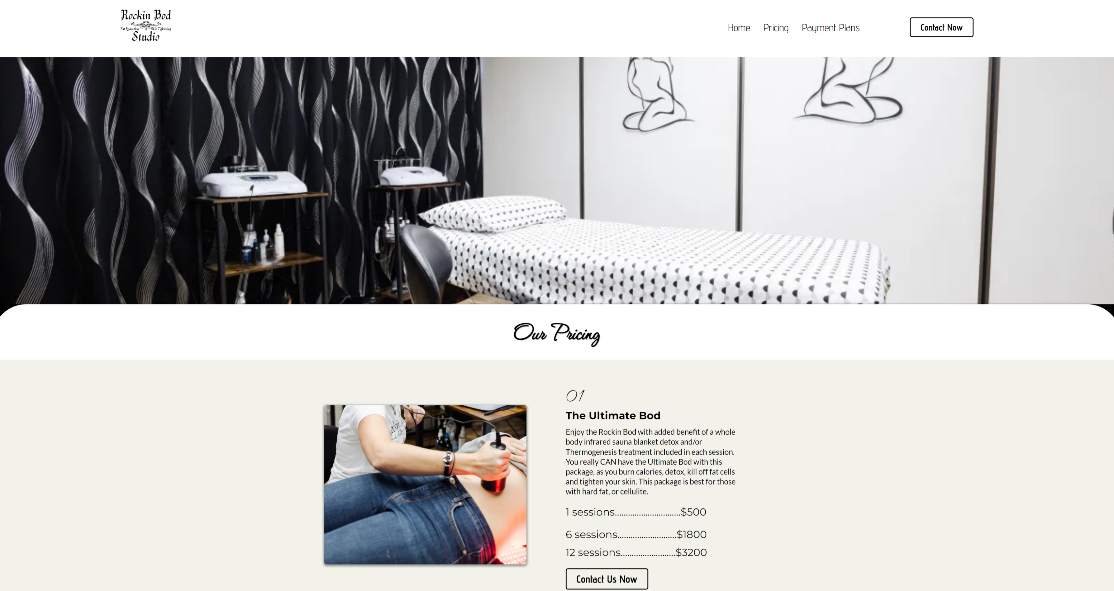 Rockin Bod Studio Pricing Info