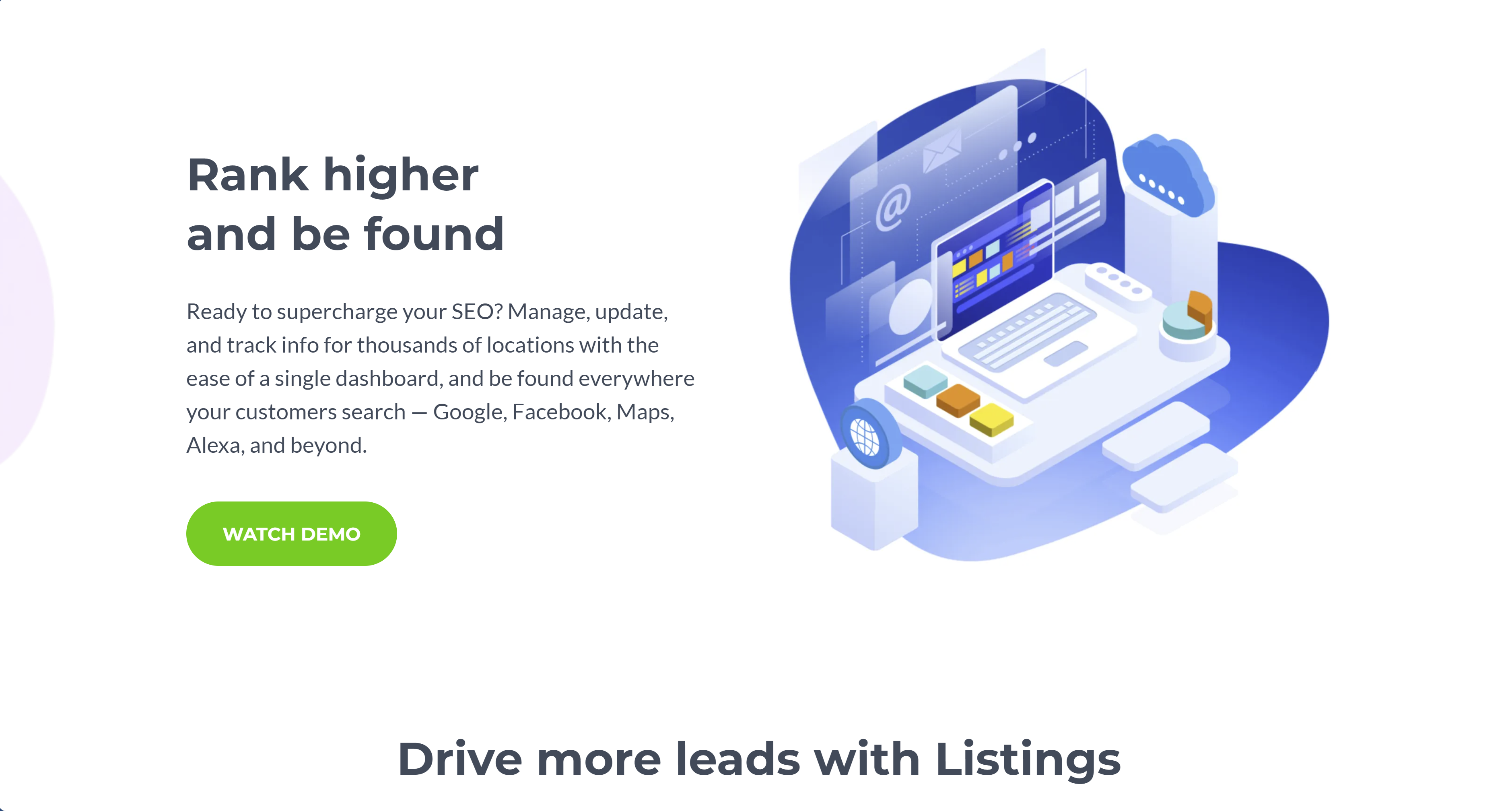 Rank higher and be found - Get Listed Everywhere