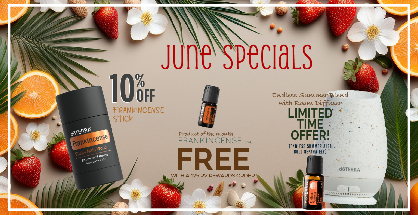 doTERRA Monthly Promos