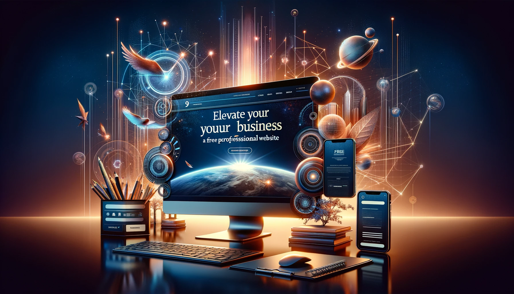 Free Professional Website Offer by 9th Island Imaging - Apply Now!