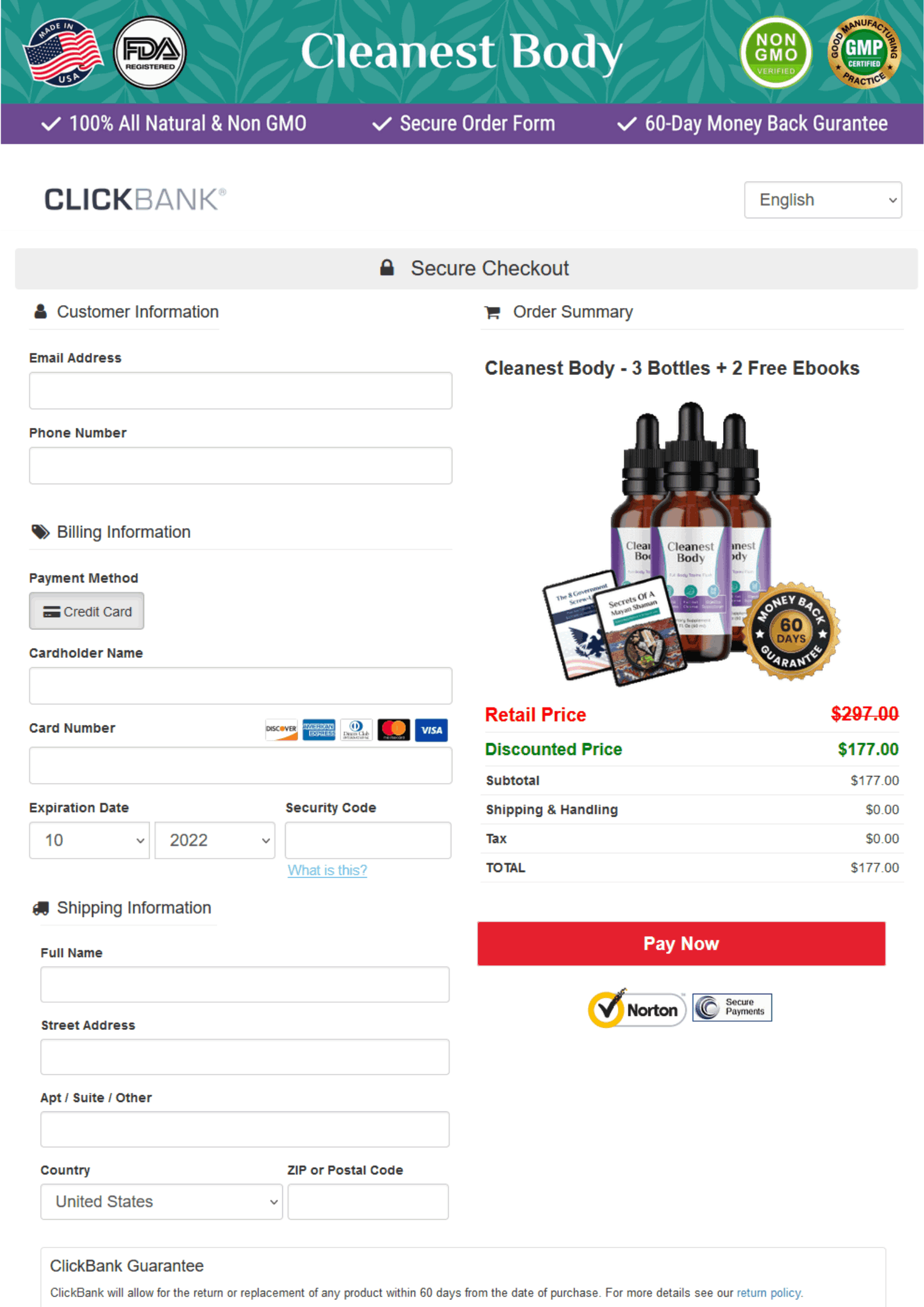 Cleanest Body™ USA Official | 100% All Natural