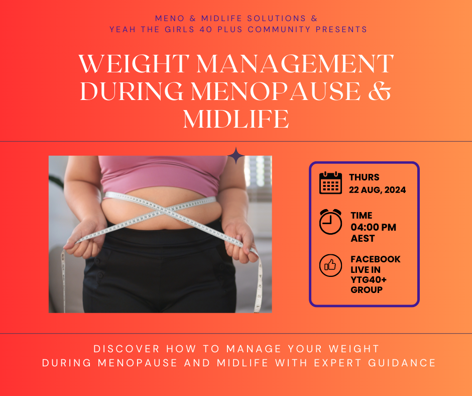 Weight Management During Menopause & Midlife