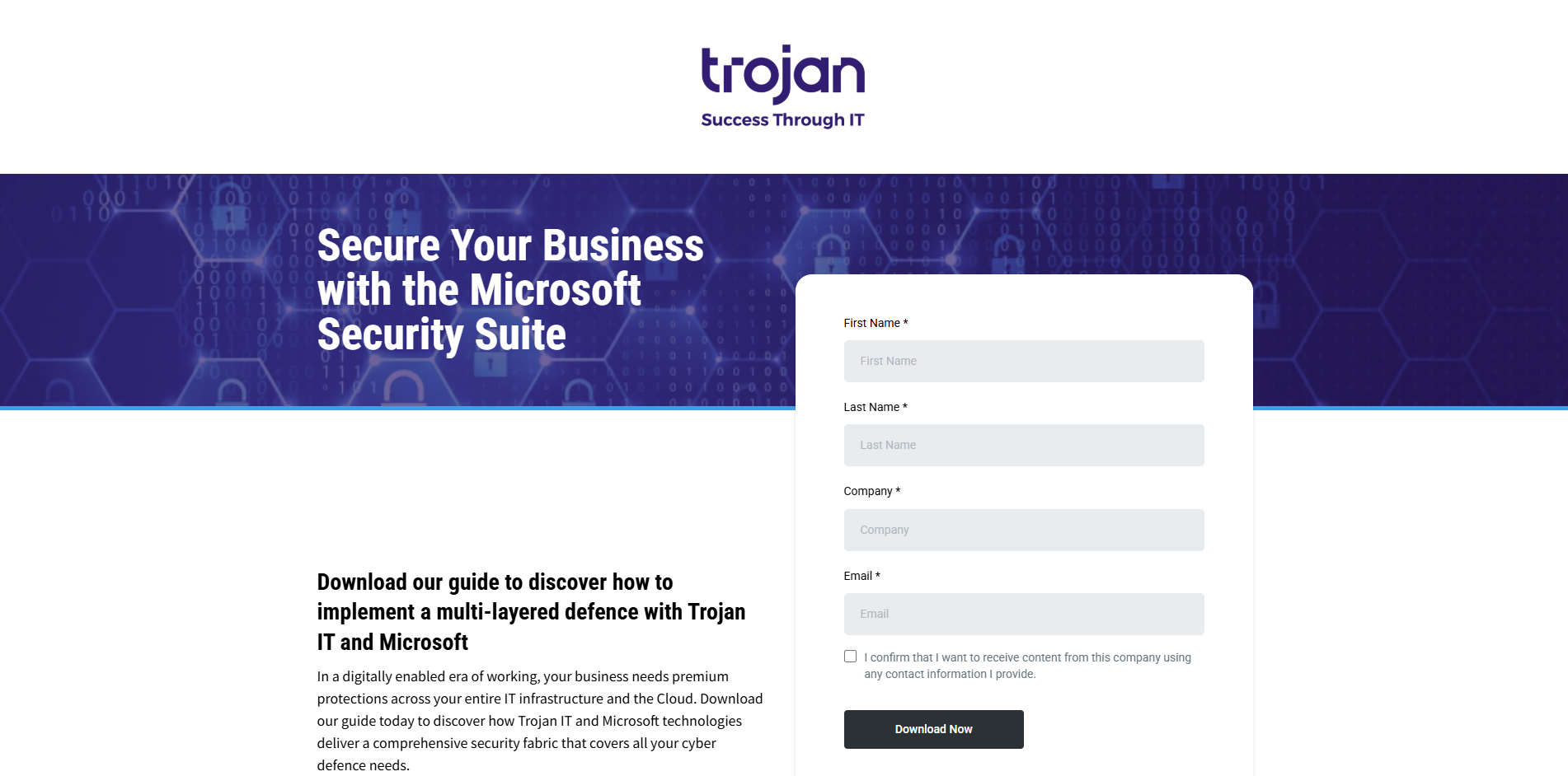 Secure Your Business with the Microsoft Security Suite | Trojan IT