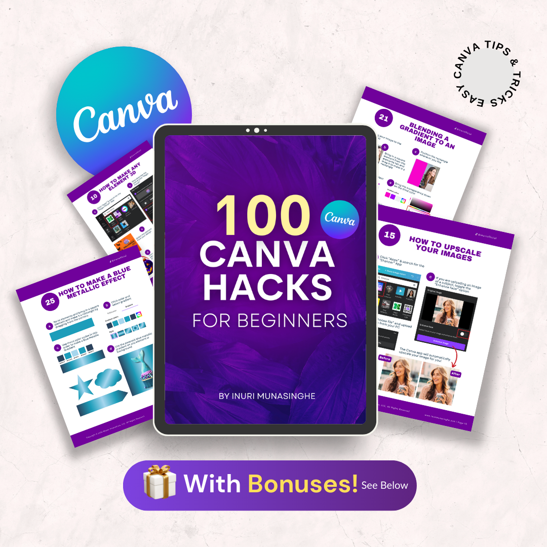 100 Canva Hacks For Beginners