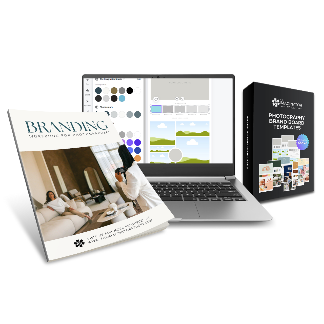 Photographer Branding Kit & Visual Identity Templates