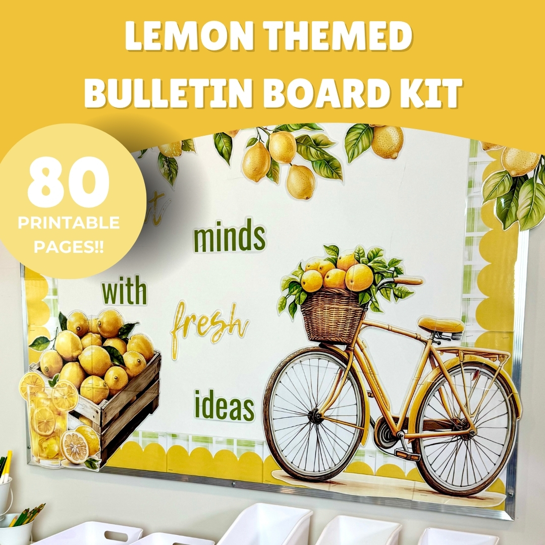 Lemon Bulletin Board Kit