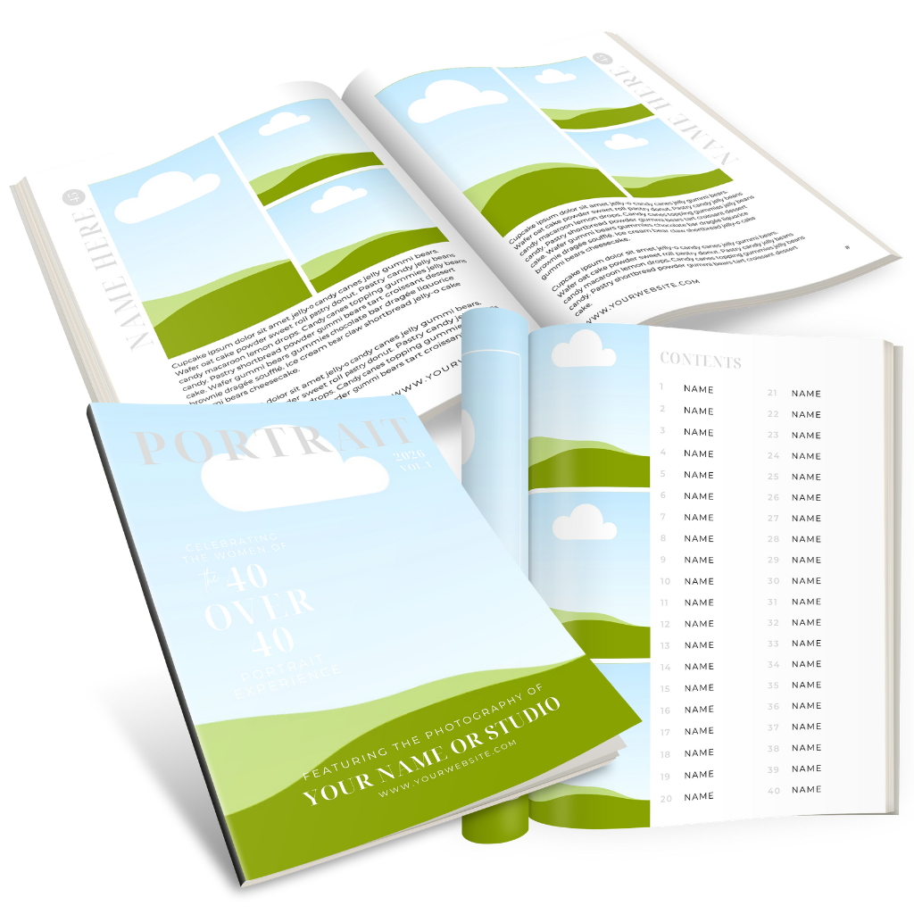 40 Over 40 Magazine Template for Photographers