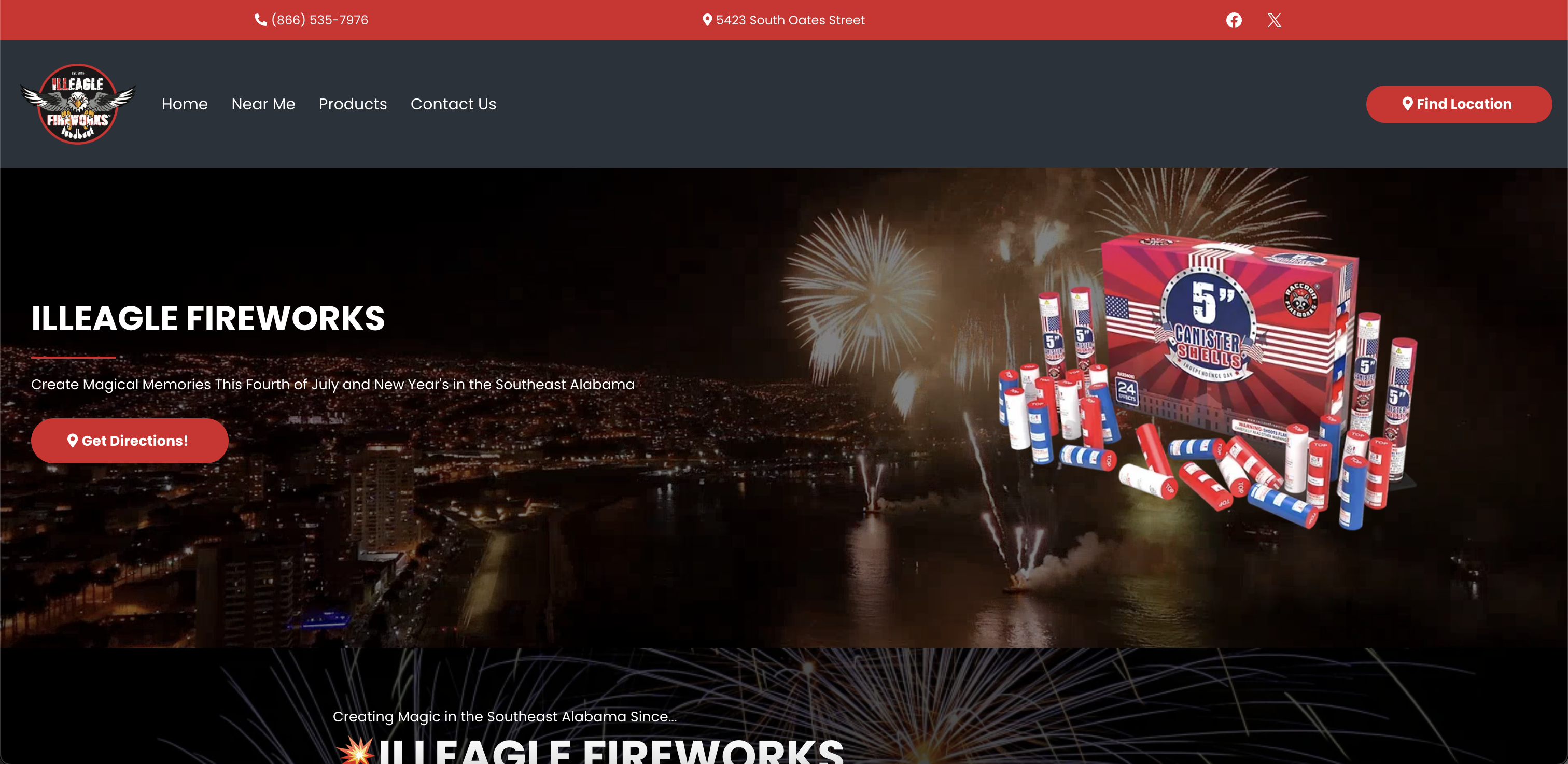 ILL EAGLE FIREWORKS | The Best Fireworks Store in Dothan