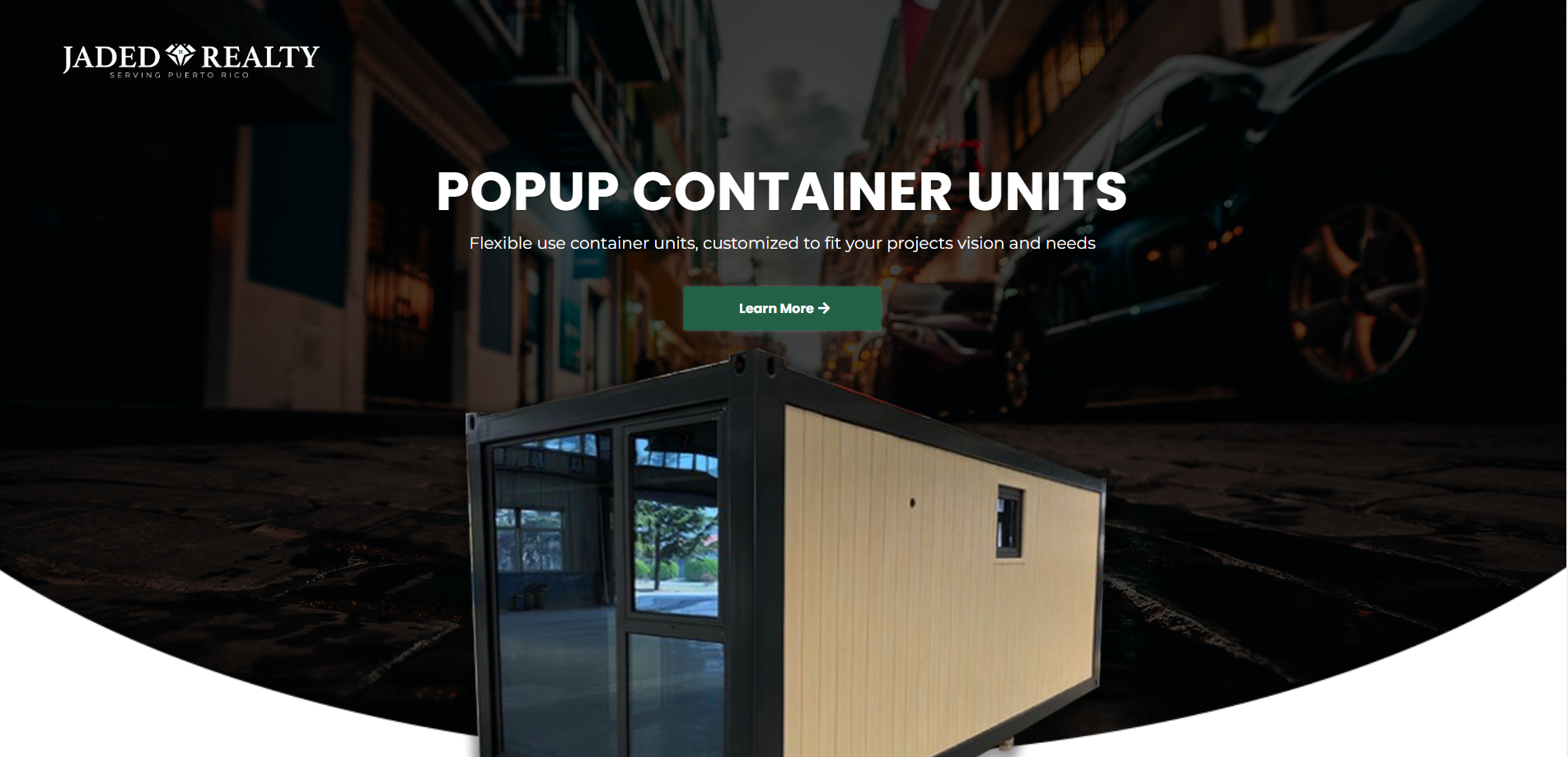 POPUP CONTAINER UNITS | Jaded Realty Group