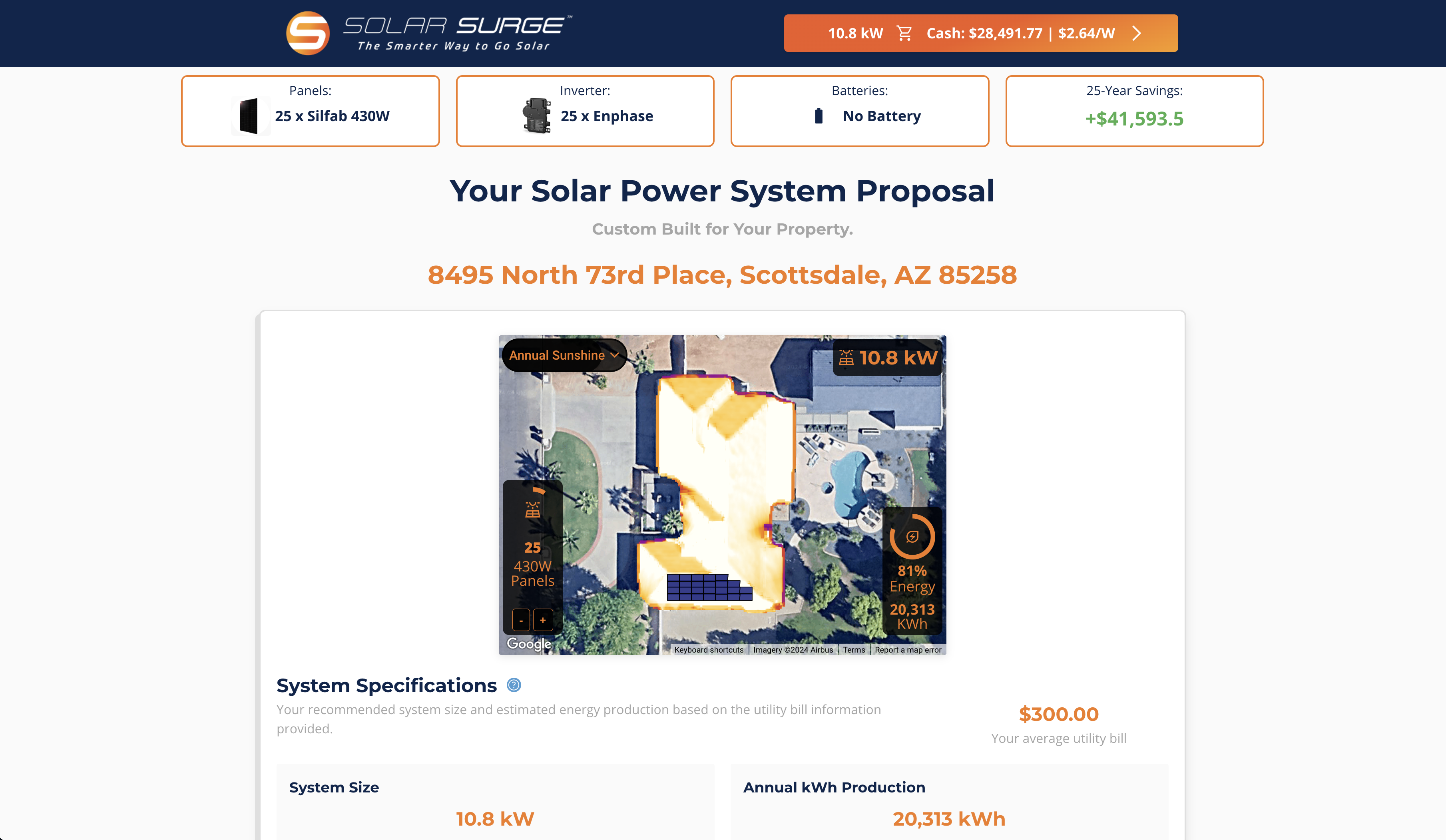 Your Solar Power System Proposal | Solar Surge