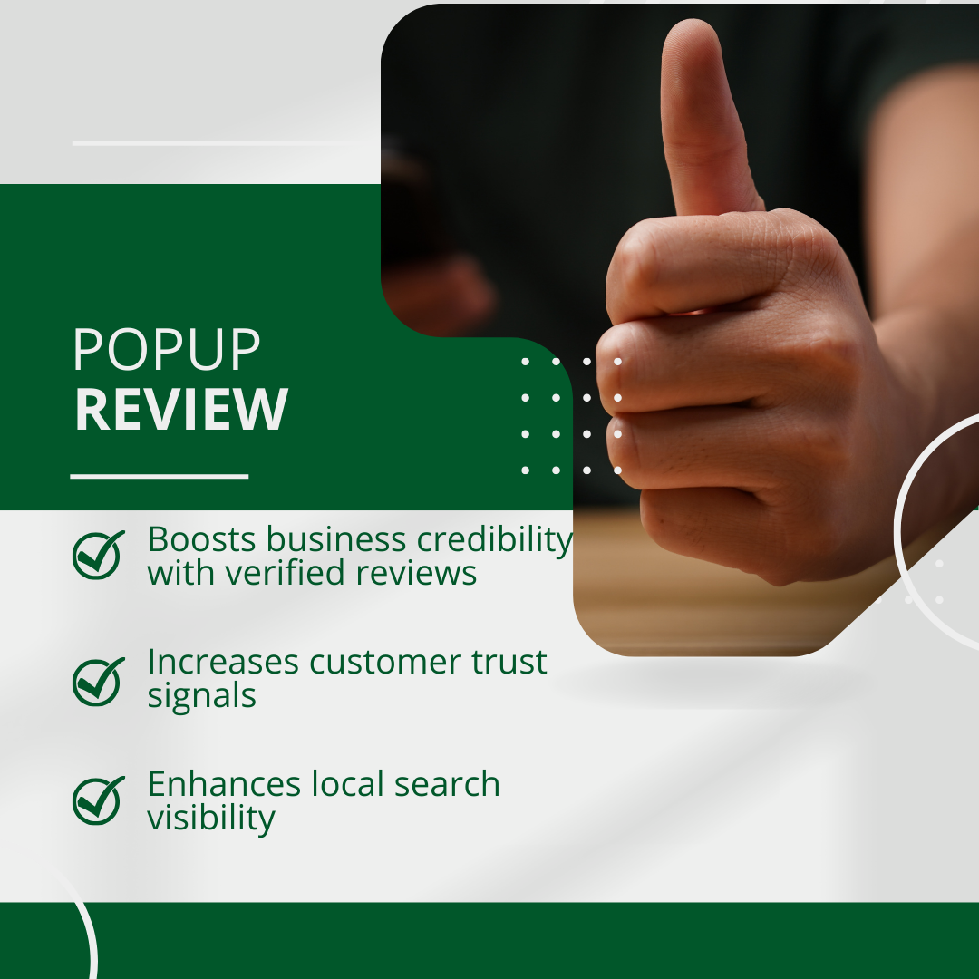 Pop-up Review Badge | Boost Trust with Google Reviews Pop-up