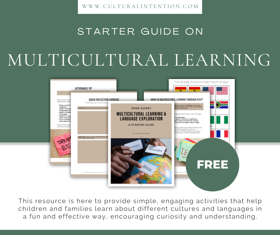Multicultural Learning Starter Guide | Cultural Intention