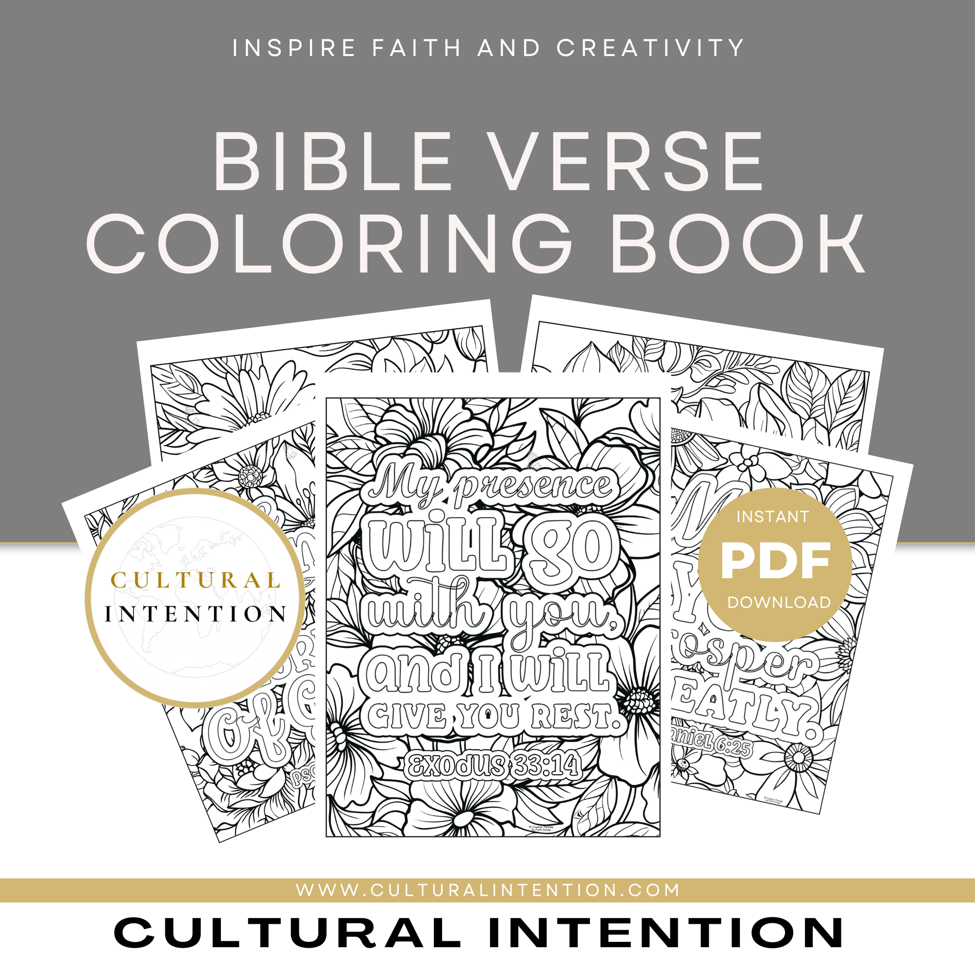 Bible Verse Coloring Book | Christian Coloring Pages | Scripture