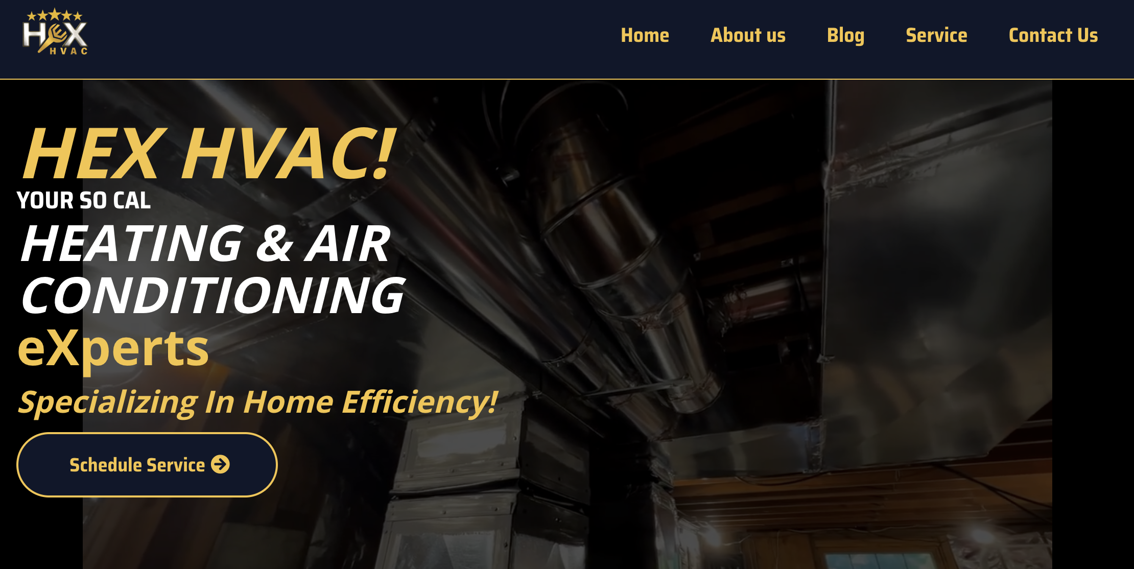 HEX HVAC | Expert Heating & Cooling Services in Southern California
