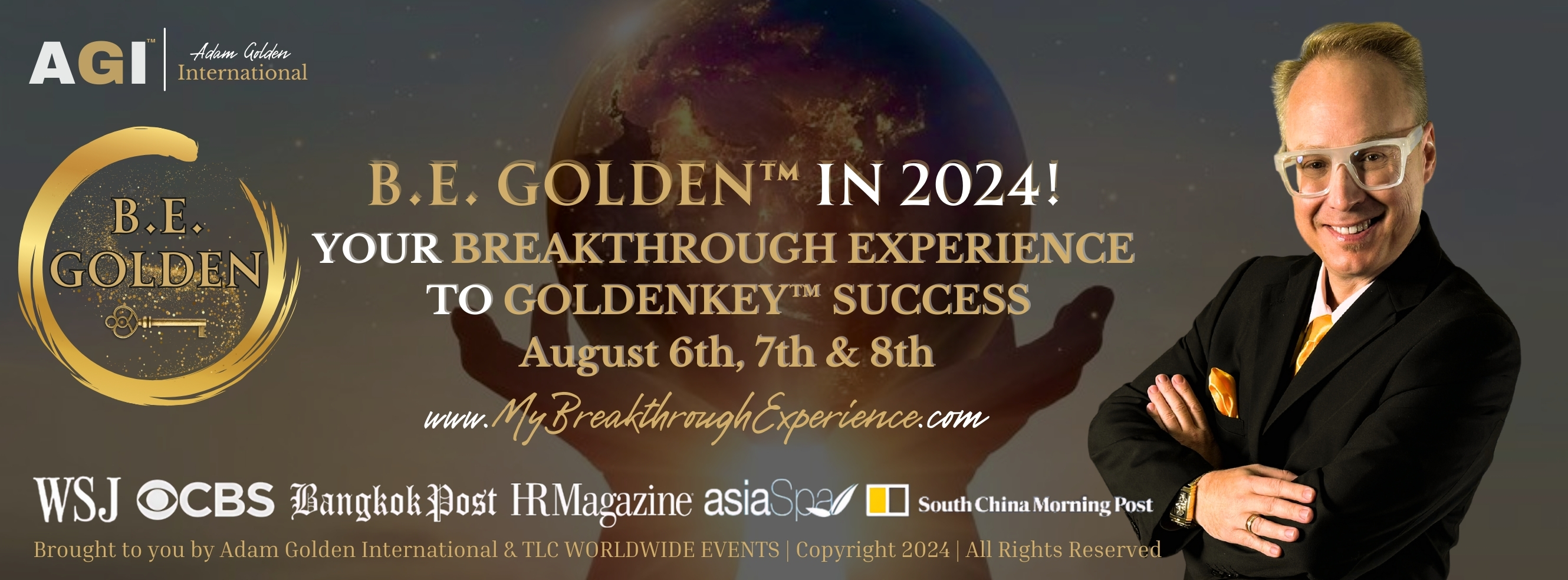 B.E. GOLDEN™ IN 2024! | Your 3-Day GOLDENKEY™ BREAKTHROUGH EXPERIENCE