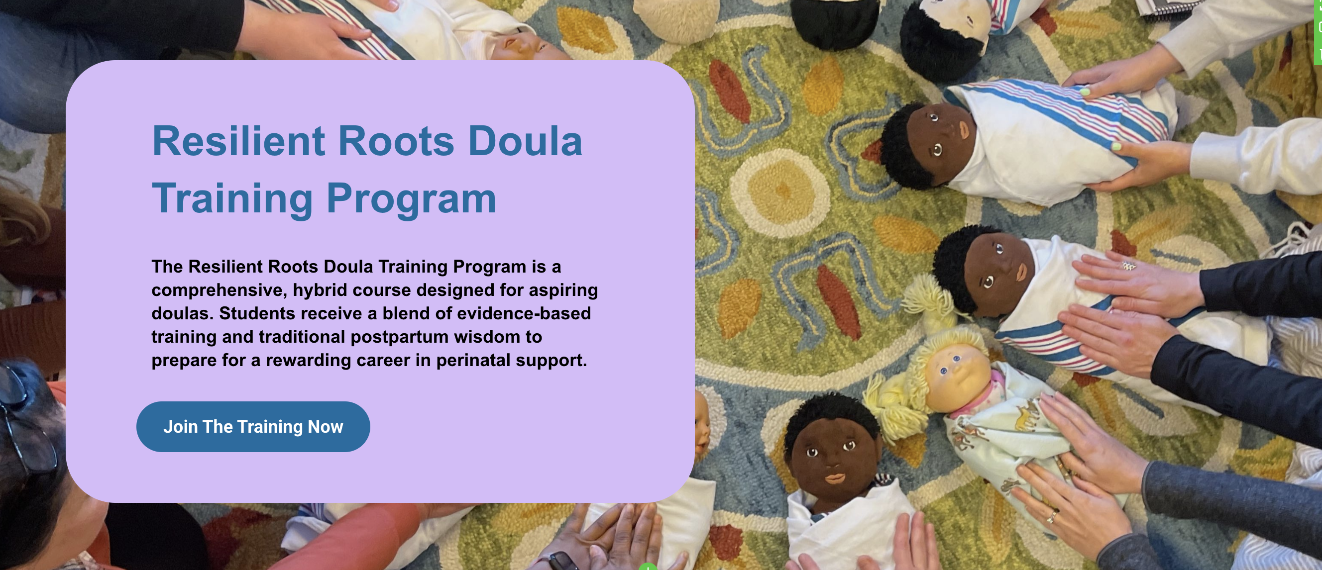 Resilient Roots Doula Training Program