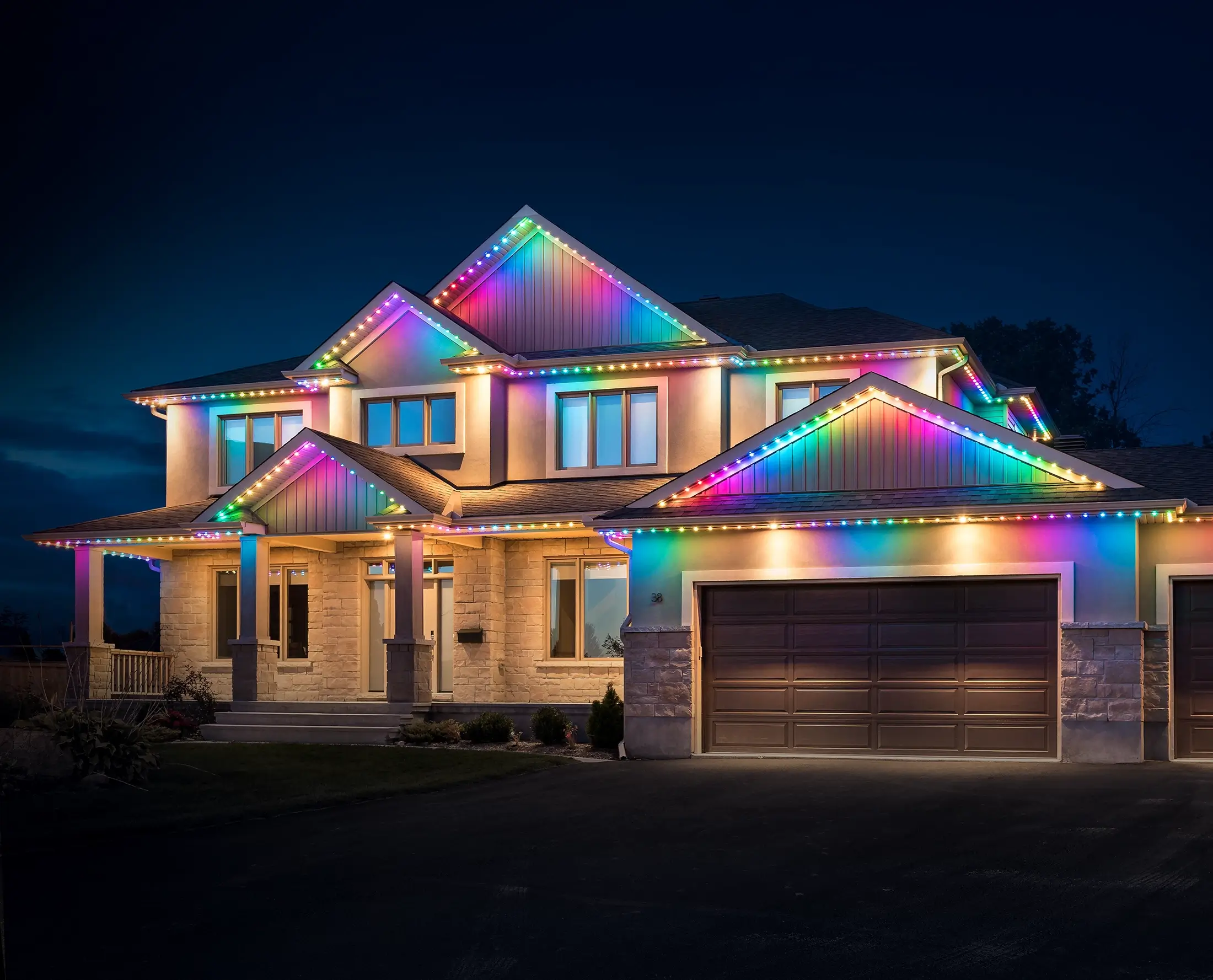 Permanent Holiday & Year Round Programmable Lighting | Christmas Light ...