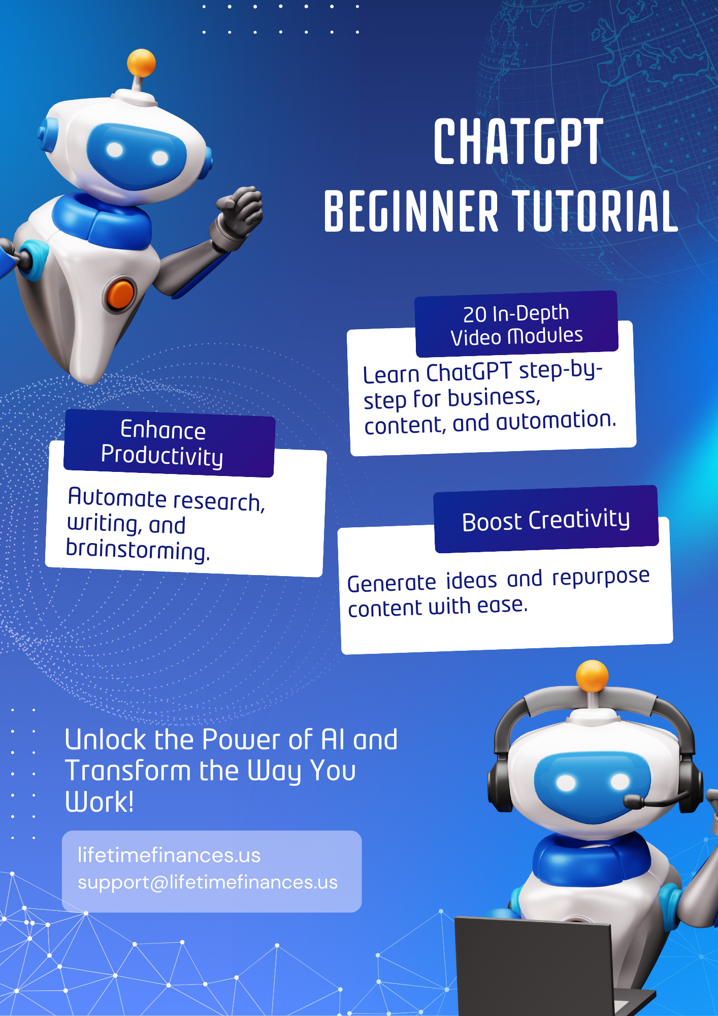 Master ChatGPT from Scratch – 20 In-Depth Video Lessons to Unlock AI’s Power