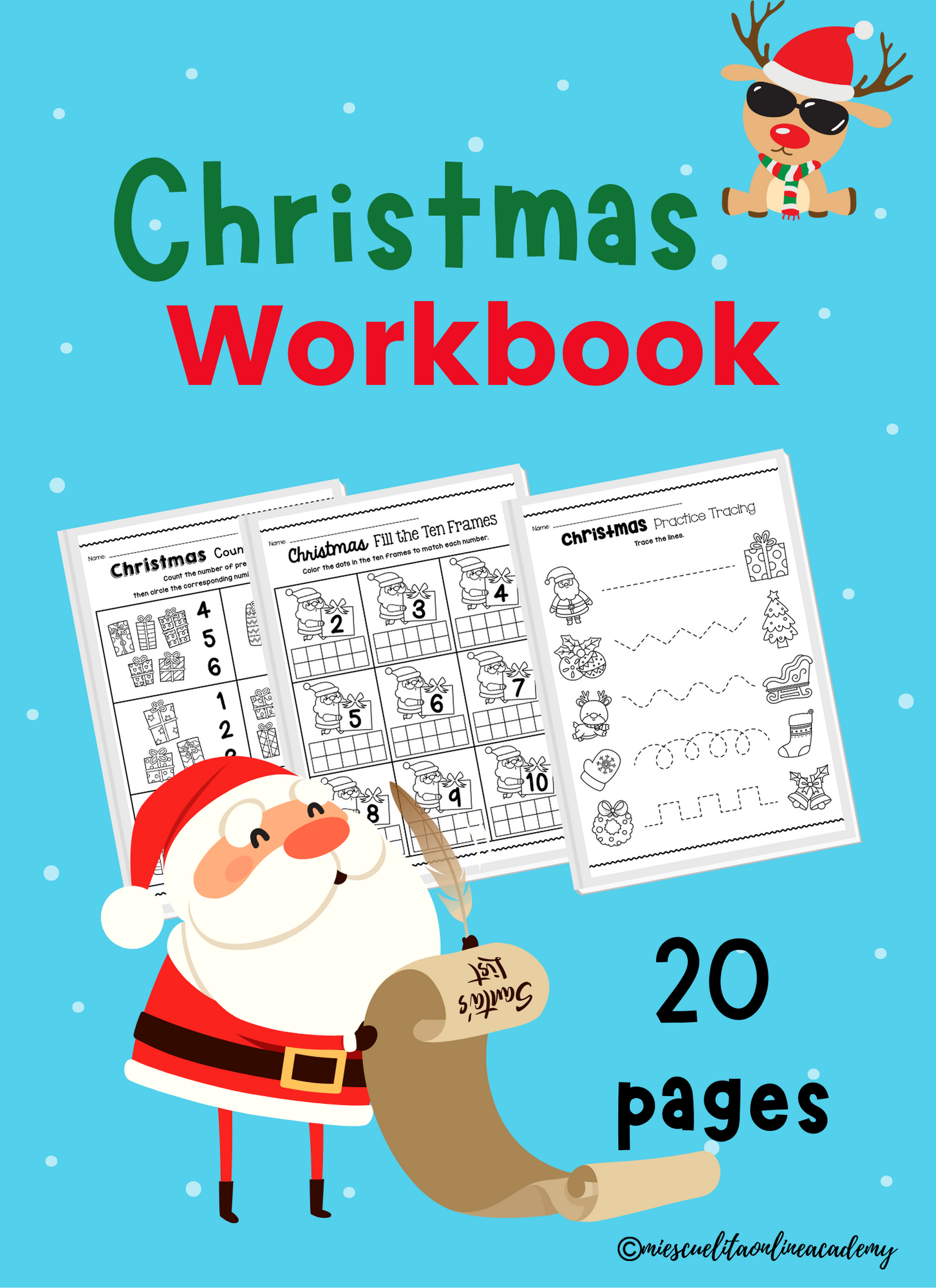 Free Christmas Workbook