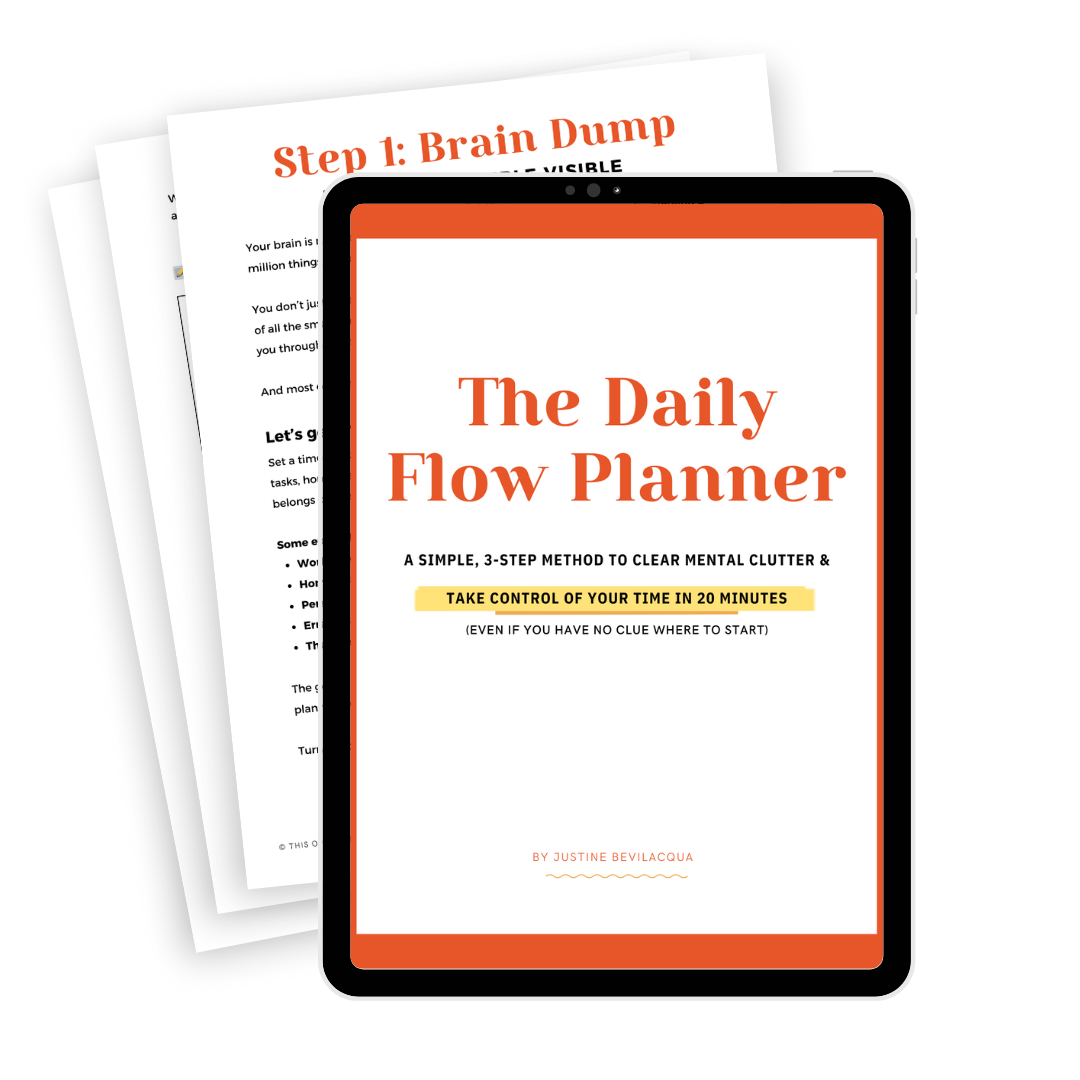 FREE Daily Flow Planner | Take Control of Your Time