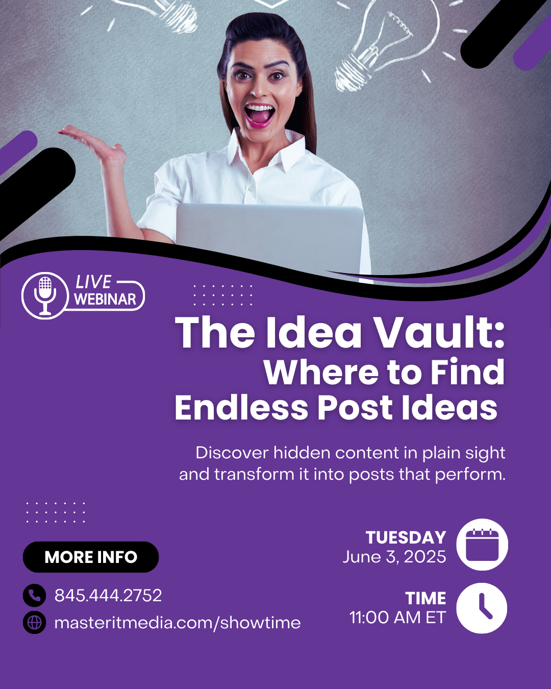 Workshop: The Idea Vault: Where to Find Endless Post Ideas