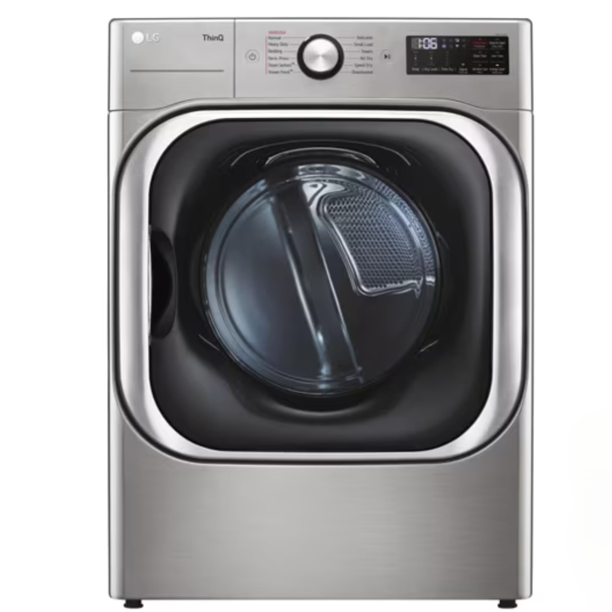 LG Mega Front Load Electric Dryer DLEX8980V Graphite Steel