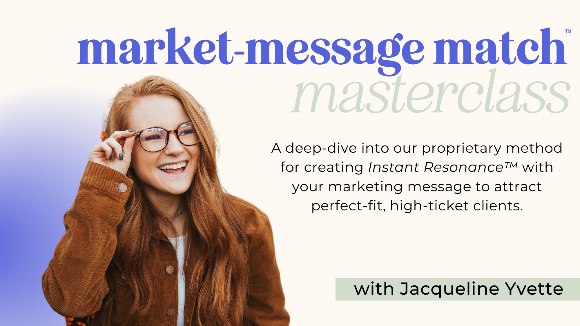 Market-message match | Masterclass