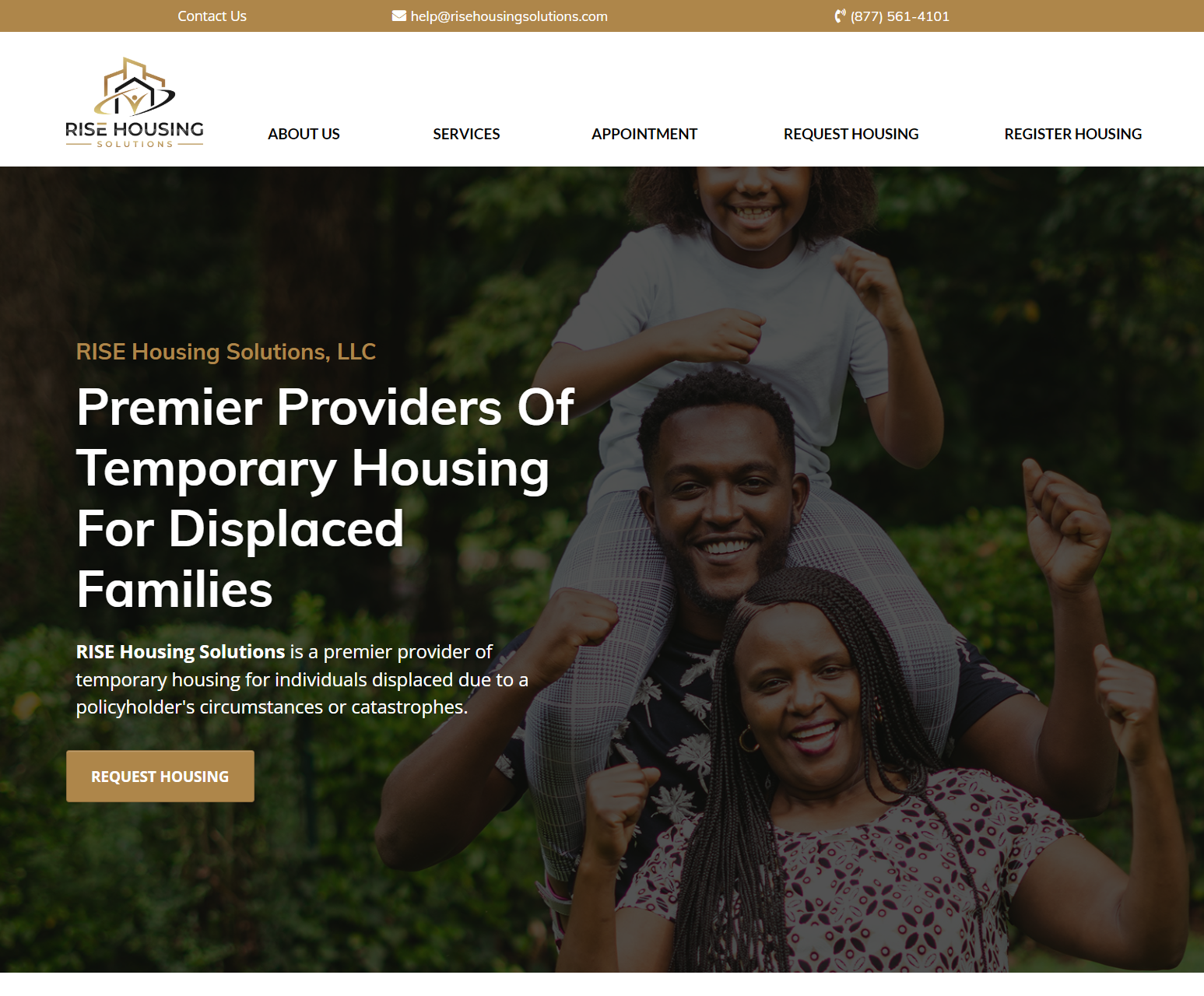 RISE Housing Solutions | Temporary Housing for Displaced Families