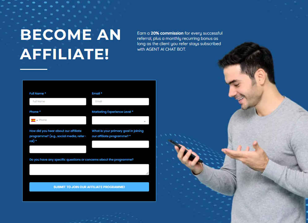 AGENT AI Chat Bot: Become an Affiliate & Earn!