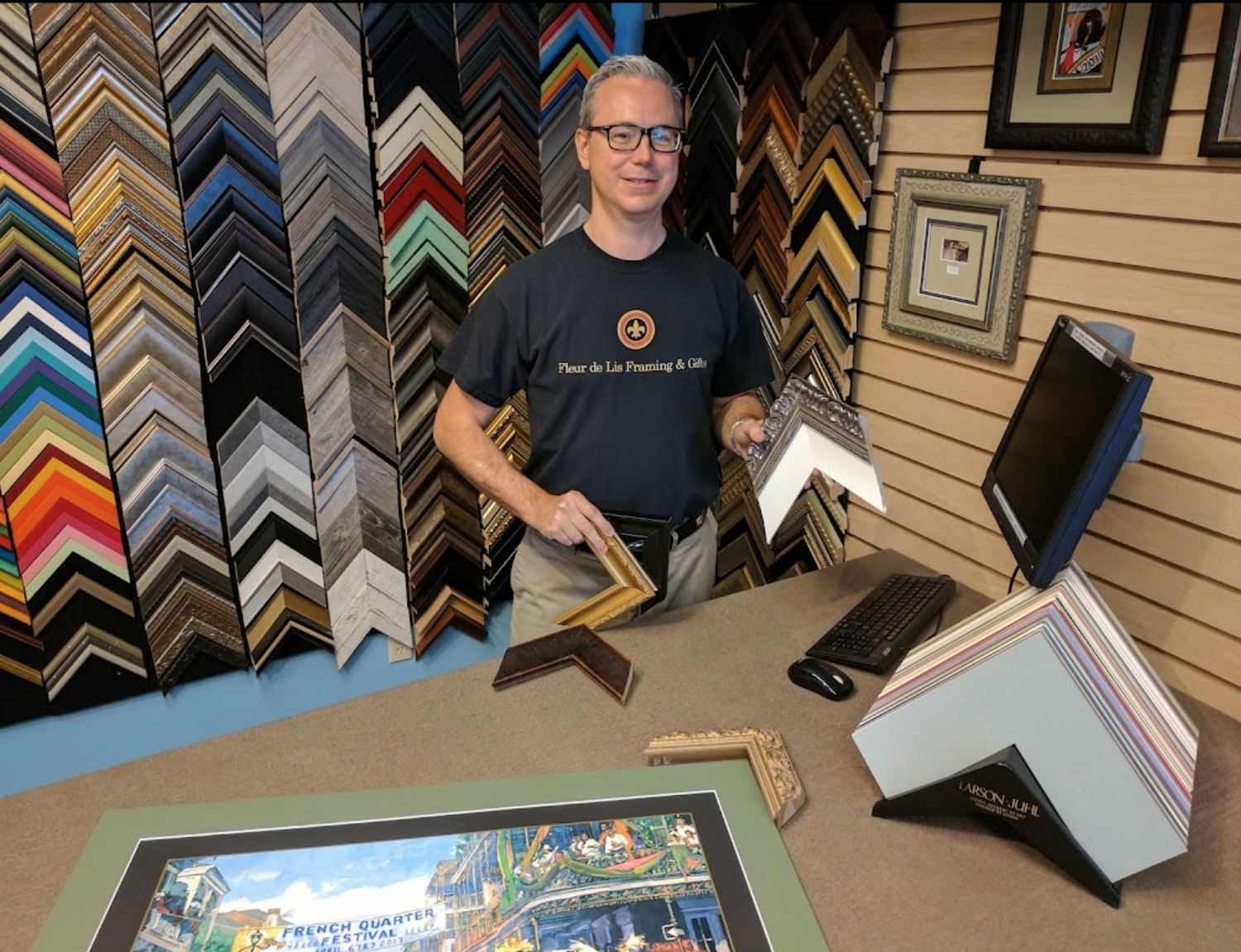 Conservation Picture Framing in New Orleans | Fleur de Lis Framing & Gifts