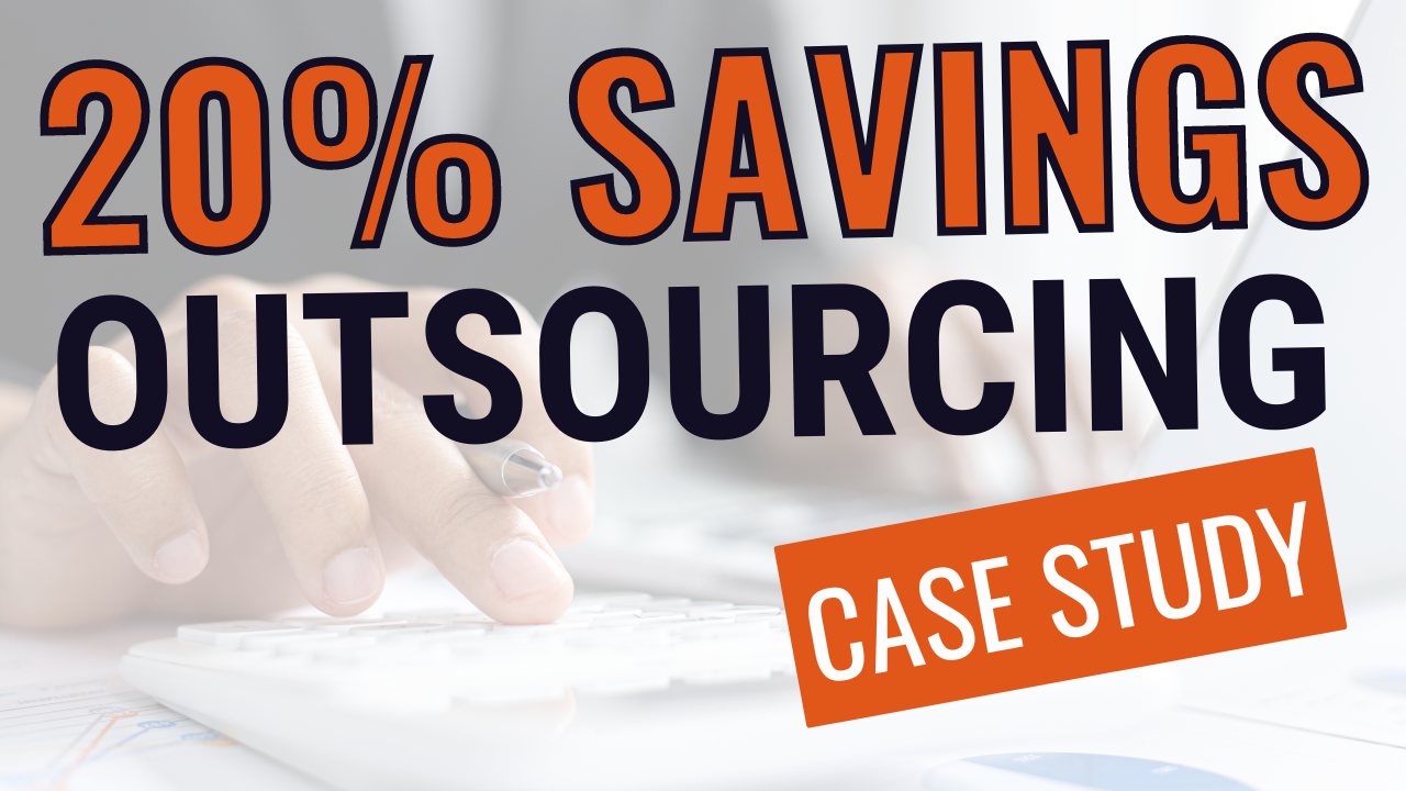 CASE STUDY Outsourcing Bookkeeping Services for 20% Savings